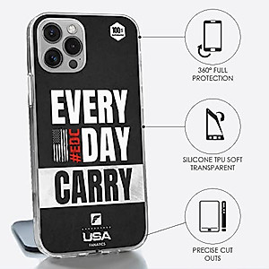 Phone Case Every Day Carry EDC USA Patriot Design Silicone Transparent - Compatible iPhone and Samsung (Samsung Galaxy A04)