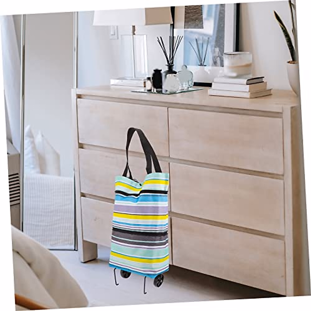 ULTECHNOVO Suitcase Oxford Cloth Shopping Telescopic