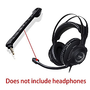 Microphone Mic Mike Compatible for HyperX Cloud Revolver S Gaming Headset Headphone Earphone (1 Pcs Microphone)