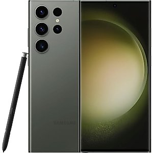SAMSUNG Galaxy S23 Ultra 5G SM-S918B/DS 512GB 12GB RAM, 200 MP Camera, Factory Unlocked, NGP Wireless Charger Included – Green