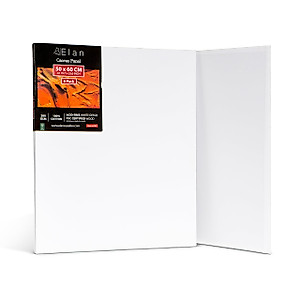 Elan Cotton Canvas Panels 20x24, 6-Pack Canvas Boards for Painting, Painting Canvas, Canvases for Painting, Art Board Bulk, Art Canvas Board, Blank Canvas Panel, Plain Canvas Board Art Canvas Panels