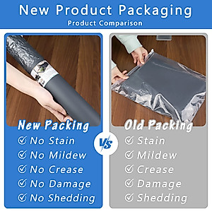 Large Silicone Mats for Kitchen Counter 0.05" Thick 46.8" Long X 23.6" Wide Gray, Heat Resistant Protector Pad Multipurpose Mat for Cooktop Table, Pets Mats, Art Painting Mats, Placemat