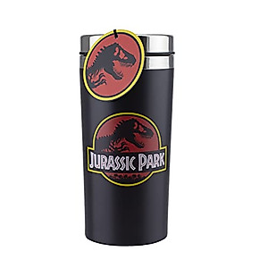 Paladone PP8185JP Jurassic Park Travel Mug | Officially Licensed Movie Merchandise, Multicolored