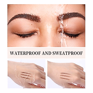 PasaRose Eyebrow Pomade, Waterproof Eyebrow Cream, Makeup Brow, Fills and Shapes Brows, Long-lasting, Coffee Gray and Natural Brown