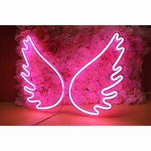 Neon Light Sign LED Night Lights USB Operated Decorative Marquee Sign Bar Pub Store Club Garage Home Party Decor (pink)