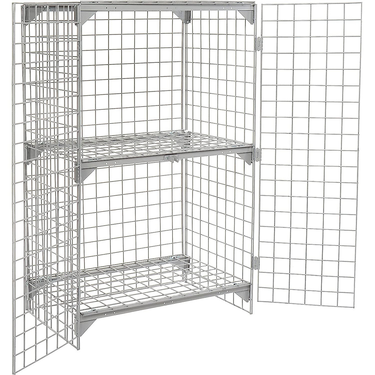 Global Industrial Wire Mesh Security Cage, 36 x 24 x 60