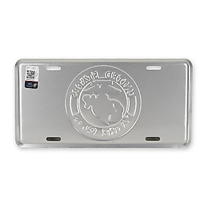 License Plate with United States Marine Corps (USMC) Logo. Standard Size 6" x 12", License Plate of Cars, SUVs, Trucks and minivans Aluminum 4 Holes|Universal fits Officially Licensed