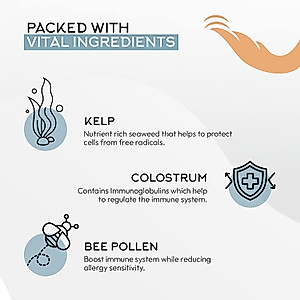 Gnawty Bites Allerg-Ease | Dog Allergy Supplement, Soothes Irritation & Inflammation | Immune Support, Itch & Seasonal Allergy Relief with Kelp, Colostrum, & Bee Pollen, 120 Soft Chews