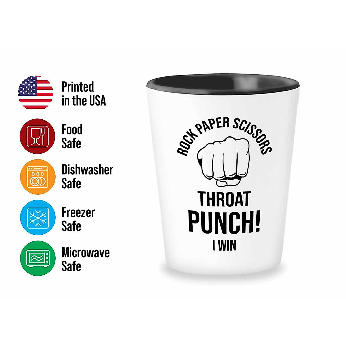 Bubble Hugs Mother's Day Shot Glass 1.5oz - Throat Punch Win - Funny Mama Women Step Mother Daughter Son From Father Lovely Wife Grandma Super Mom Family Birthday