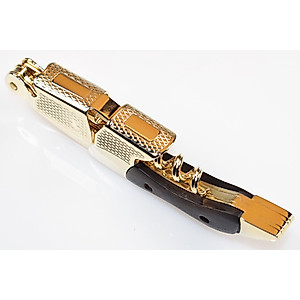 Gold & Black Corkscrew Wood Handle Professional Double Hinge Waiters Wine Key