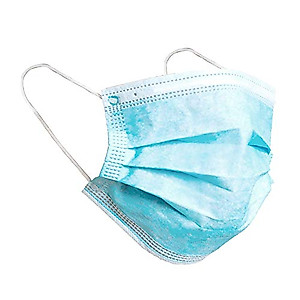 Dre 3 Ply Disposable Face Masks, 20 Count - Made in the USA - Medical Grade