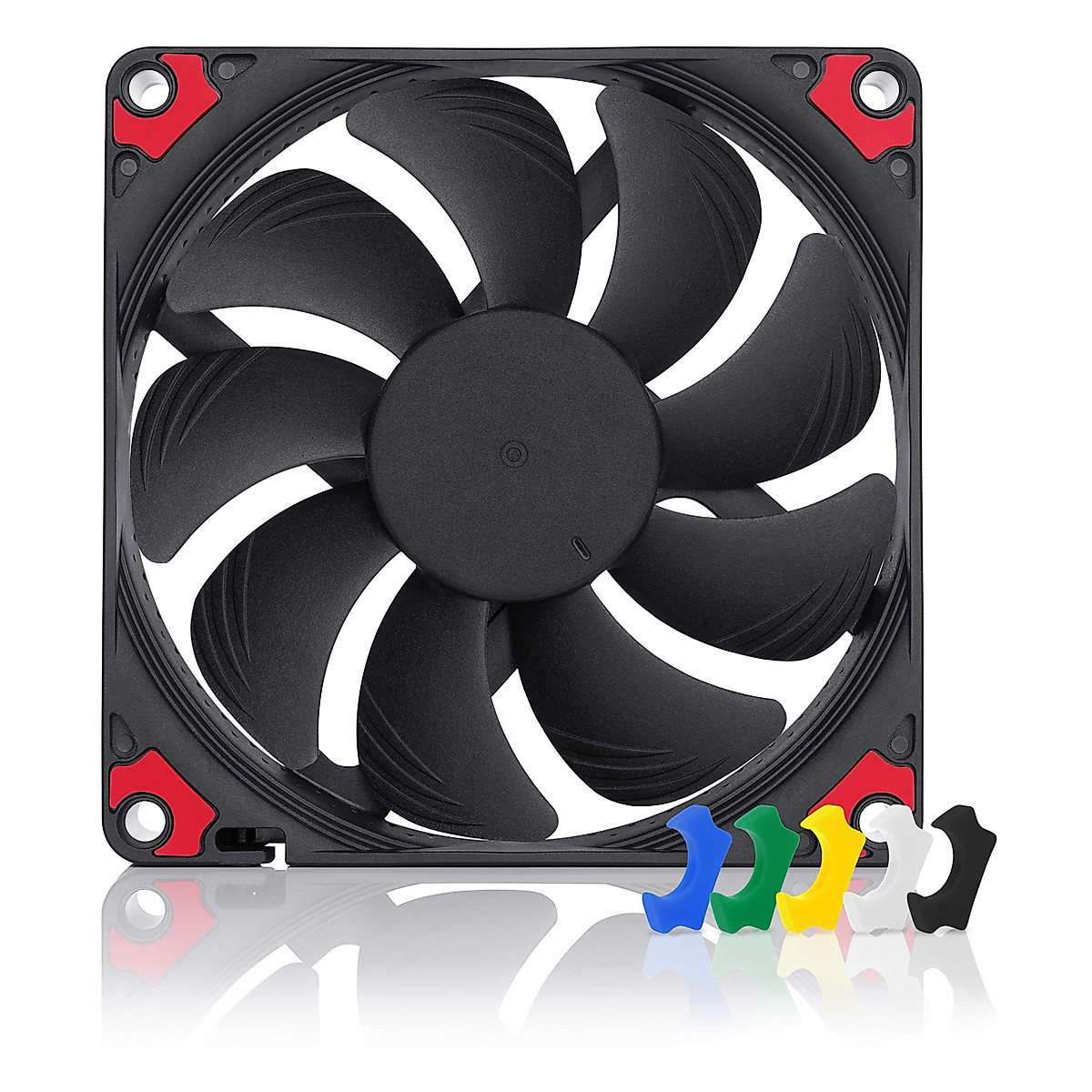 Noctua NF-A9x14 HS-PWM chromax.Black.swap, Premium Quiet Slim Fan, 4-Pin (92x14mm, Black)