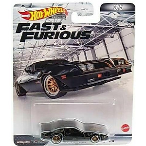 Hot Wheels Premium Fast & Furious 2022 Complete Set of 5 Diecast Vehicles from DMC55-957J Release