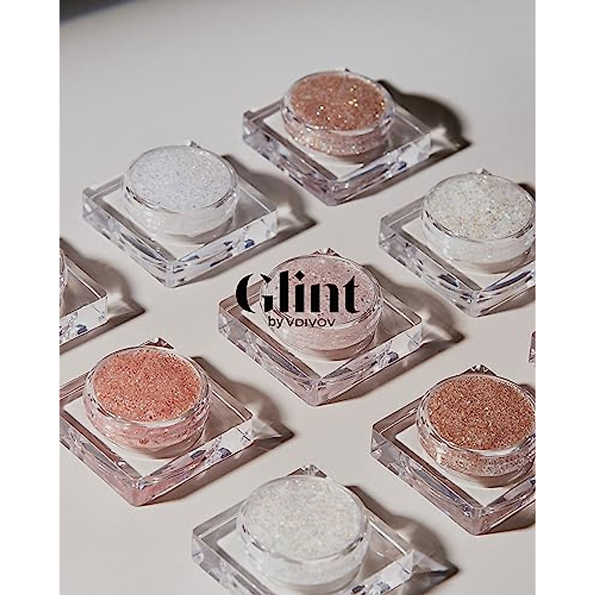 GLINT Glitter Gel, Frozen Opal (3.8g/0.13 oz) by LG Beauty - Multi-Use Body Makeup for Eyes, Cheeks, Body, and Hair. Rich Pigment, Long-Lasting Sparkle/Glitter for Party, Festival