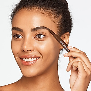 JOAH Brow Down To Me Dual Brow Pencil and Gel for Flawless Brows, Black Brown
