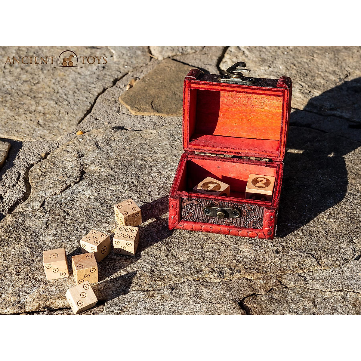 Ancient Toys Viking Dice from A Fast-paced Bluffing Game Similar to Liar’s Dice, Mia, Dudo and Perudo. Great Party Game That is Fun and Easy to Learn!…