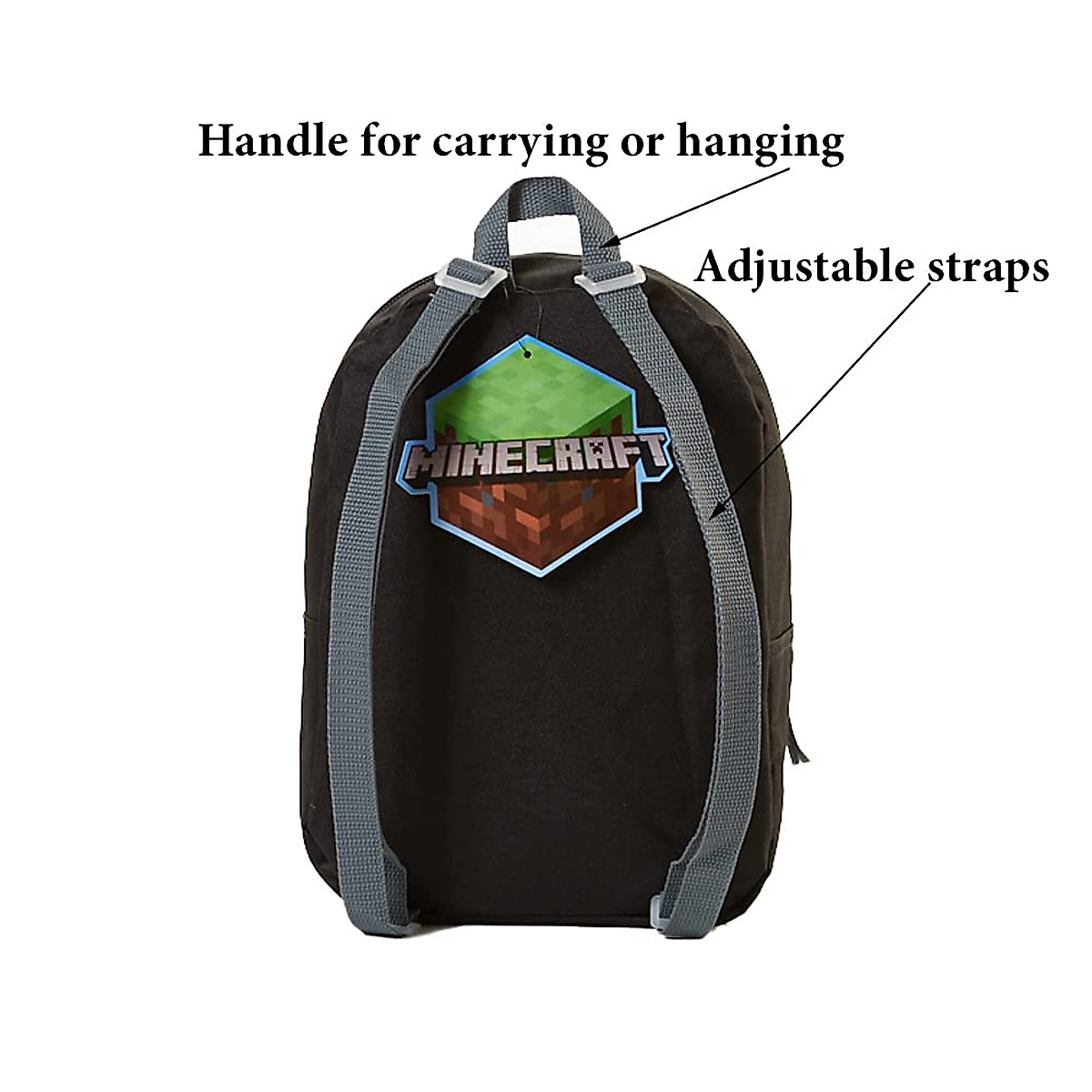 RALME Minécraft Game Figure Mini Backpack for Kids & Toddlers, 11 inch, Boy or Girl Small Backpack