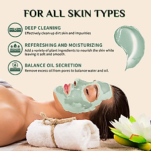 JUANCHI Green Tea Mask Stick, Green Stick Blackhead Remover, Purifying Clay Stick Mask, Deep Pore Cleansing, Face Moisturizing, Skin Brightening for Women Men 2PCS