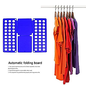 PNPCORP Upgrade Tshirt Shirt Folding Board for Adult, Laundry Clothes Folder, Durable Plastic Folder (Pink)
