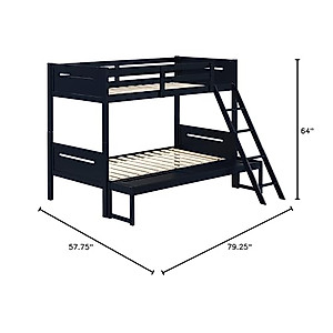Coaster Home Furnishings Littleton Twin Over Full Bunk Bed Blue