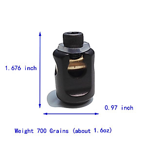 Bow Stabilizer Quick Disconnect Archery Stabilizer Connector Adapter Balance Bar Shock Absorber