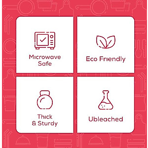 Comfy Package [7 Inch - 125 Pack Paper Plates, 100% Compostable Plates Heavy-Duty - Kraft Biodegradable Plates, Disposable Sugarcane Paper Plates - Brown Unbleached