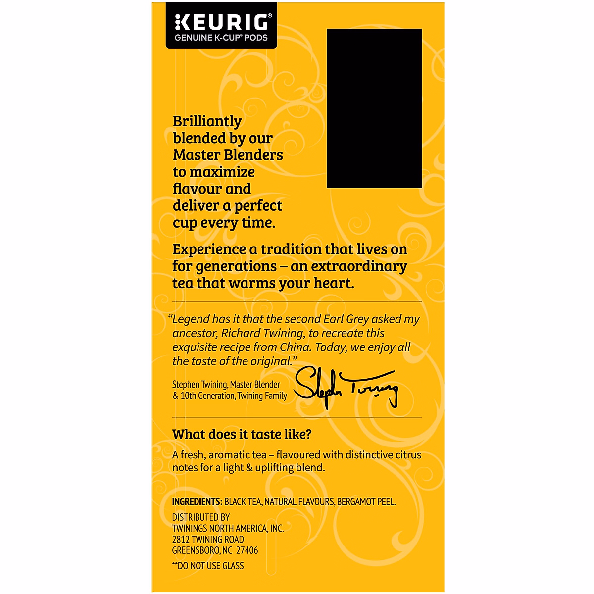 Twinings Earl Grey Tea Keurig K-Cup Pods (48 Count)