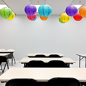 60 Pieces Drop Ceiling Hooks Clips Ceiling Tile Hooks Drop Ceiling Clips for Hanging Classroom Ceiling Hangers Suspended Tile Hanger for Classroom Office Home Wedding Decorations (White, 60 Pcs)