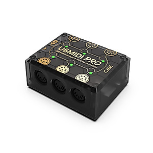 CME U6MIDI Pro - MIDI Interface with Router, Mapper, and Filter - Plug-and-play USB MIDI for computers - Standalone 3-in-3-out MIDI for Merge, Split, Thru