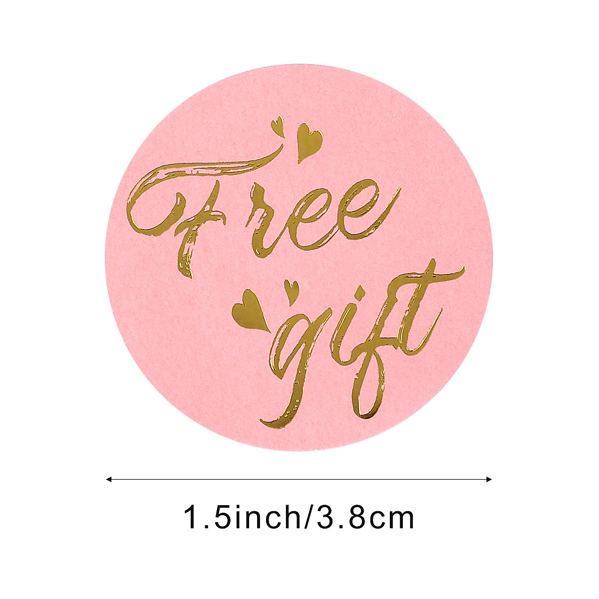 SAVITA 500pcs 1.5inch Customer Appreciation Sticker Sticker Roll Self-Adhesive Labels Decoration for Gift Backpacking Envelopes Postcards Greeting Cards