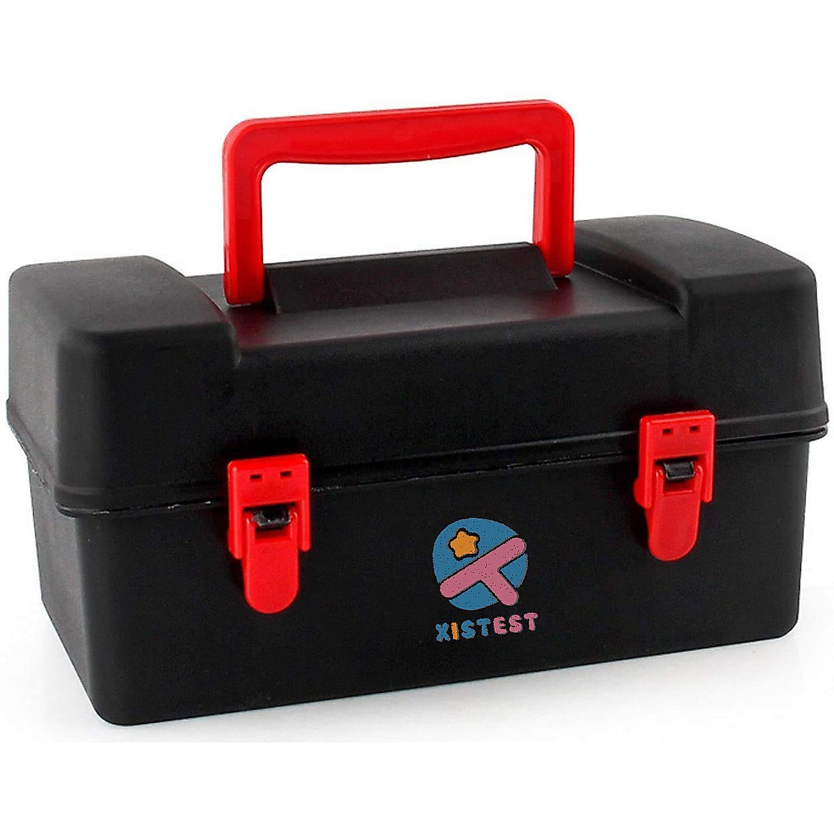 Battle Tops Case, Storage Case, Durable Plastic Carrying Box Compatible with Beyblade Burst Gyro Launcher Accessories with Carrying Handle