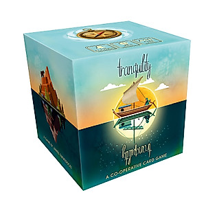 Lucky Duck Games Tranquility Board Game - Set Sail for Paradise in This Silent Cooperative Adventure! Strategy Game, Family Game for Kids and Adults, Ages 8+, 1-5 Players, 15-20 Min Playtime, Made