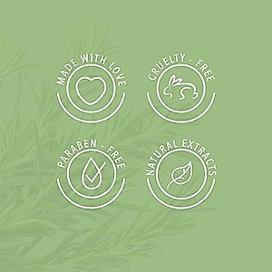 Anyeluz - Rosemary Shampoo | Promotes Hair Growth | Cleanses and Reduces Oiliness | For all Hair Types | Natural Extracts | Salt and Paraben Free