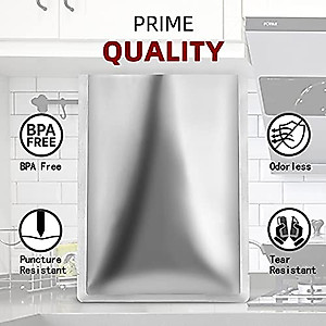 15Pk 5 GALLON Mylar Bags - Mylar Bags for Food Storage for Beans, Grains, Wheat, Rice, Dry Aging Bags for Meat - Long Term Food Storage Bags