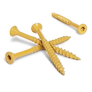 Deck Plus 48414 Wood Screws #8 x 2", Tan, 5lb Box