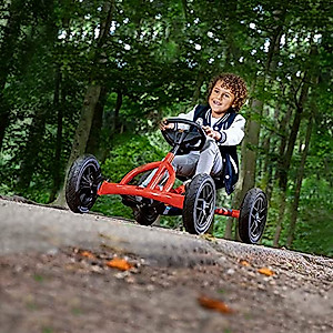 Berg Toys - Buddy Redster Pedal Go Kart - Go Kart - Go Cart for Kids - Pedal Car Outdoor Toys for Children Ages 3-8 - Ride On-Toy - BFR System - Adjustable Seat - Pedal Kart for Kids