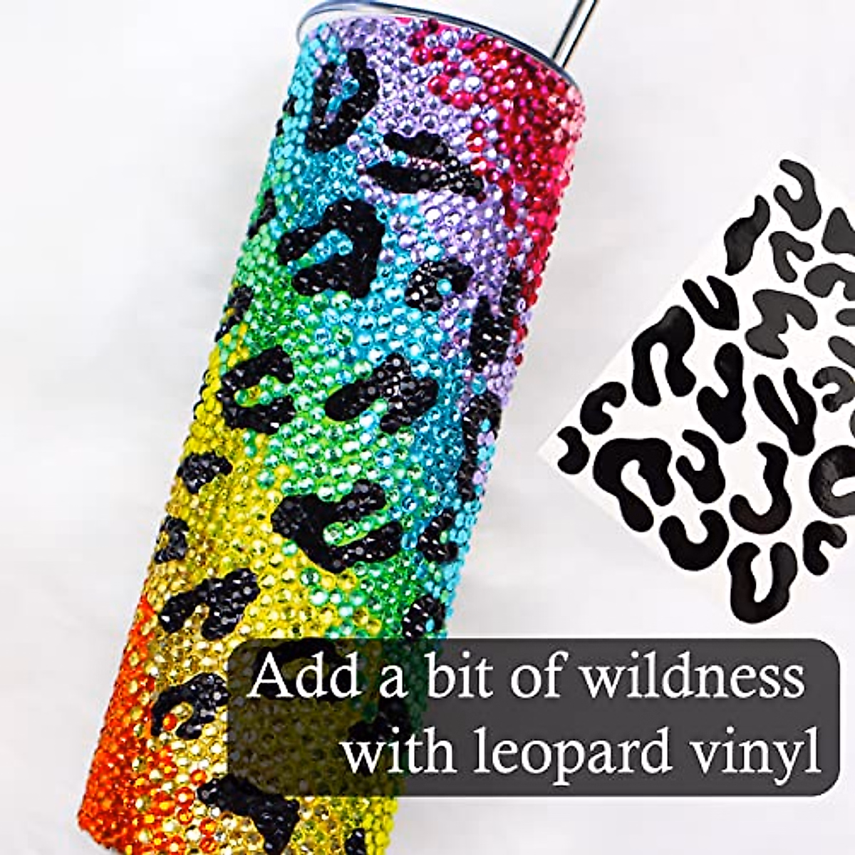 Rhinestone Glue Clear with Rhinestones for Crafts Clothing Clothes, Bedazzler kit with Rhinestones Flatback for Tumblers Fabric Shoes, Rainbow Colorful Flat Back Rhinestones Crystals Gems Rinestones