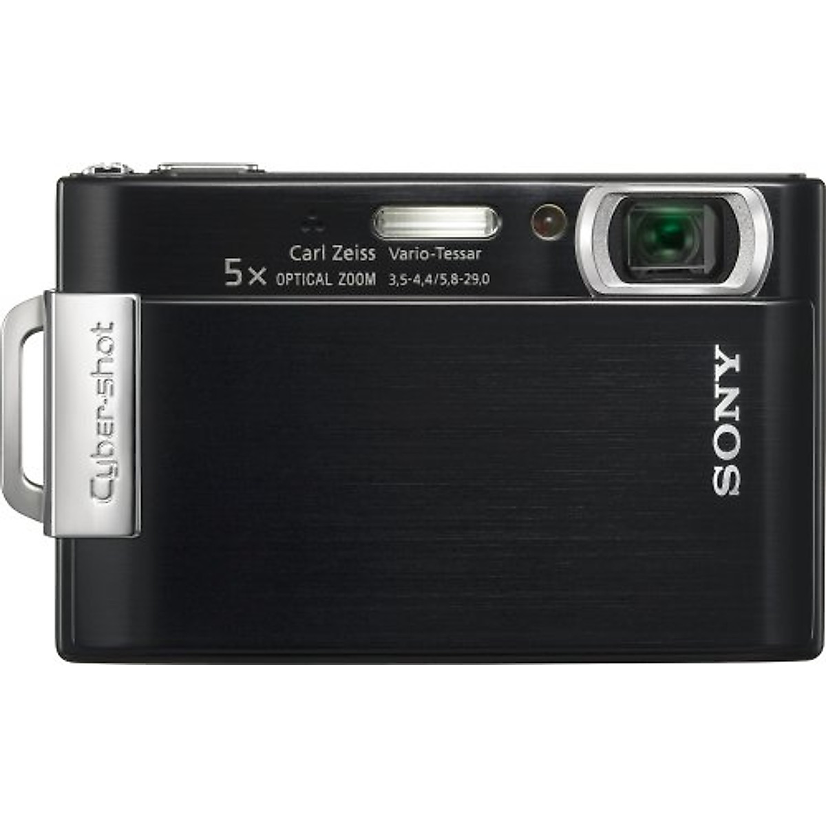 Sony Cybershot DSC-T200 8.1MP Digital Camera with 5x Optical Zoom with Super Steady Shot Image Stabilization (Black) (OLD MODEL)