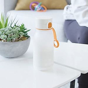 BuubiBottle Portable Milk Warmer for Baby by Quark - Rechargeable USB Bottle Warmer for Breastmilk, Water & Formula - Precise Temperature Control up to 122ºF - Breast Milk Warmer with LED Display