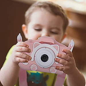 PartyKindom Kids Toys Kids Toys 1Pc Kids Camera Girls Toy Birthday Gift, Mini Digital Camera Lovely Cat Design Camera Brain Toy Girl Toys