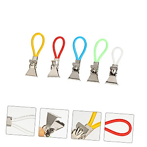 GREENADSCAPE 20pcs Metal Towel Clip Towel Hooks Drapery Hooks for Curtains Curtain Hooks for Drapes Hanging Hook Clips Quilt Hanging Universal Clips Beach Towel Rack Curtain Clips Bathroom PVC