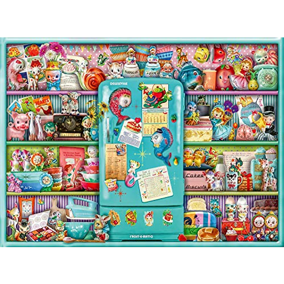 Ravensburger Kitschy Kitchen 500 Piece Jigsaw Puzzle for Adults and Kids Age 10 and Up