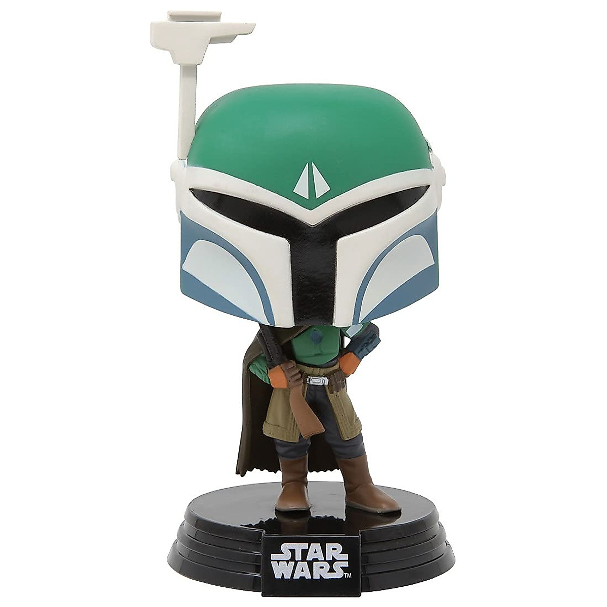 POP Star Wars: The Mandalorian - Covert Mandalorian Funko Pop Vinyl Figure (Bundled with Compatible Pop Box Protector Case), Multicolored, 3.75 inches