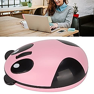 Sanpyl 2.4G Wireless Mouse with Receiver ，1200DPI 3 Buttons USB Port Plug and Play Optical Engine ABS Material Ergonomic Design Mouse for Office