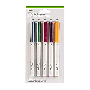 Cricut Vinyl, Glitter Iron On Tools & Pens Beginner Bundle - Use with Explore Maker Machine (not Included) Sheets for Decals, Removable Stickers, Bling T-Shirts, Cards, Totes with Guide for Projects
