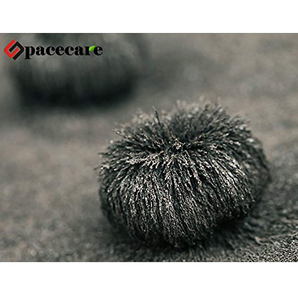 SPACECARE Magnetic Iron Powder Filings for Magnet Education and School Projects, 2 Storages Jar (12 Ounces X 2) with Shaker Lids, 2 Pack