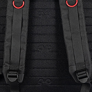 ONIVA - a Picnic Time brand - Disney Classic Mickey Mouse Park Tripper Day Bag - Cooler Backpack - Soft Cooler Backpack - Insulated Lunch Bag, (Black with White Pattern)