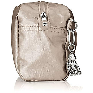 Kipling Purse, Silver (Metallic Glow)