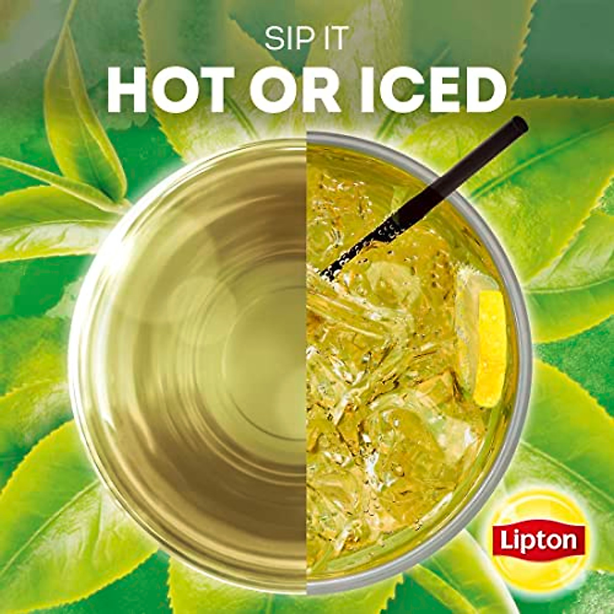 Lipton Green Tea Bags for Health and Wellness, Hot or Iced, 40 Count (Pack of 6)