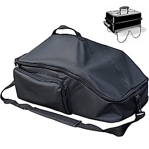 Portable Grill Carry Bag for Weber 1141001 Go-Anywhere Gas Grill - Outdoor Camp Grill Cover for Weber 121020 Go-Anywhere Charcoal Grill - Heavy Duty Waterproof 600D Oxford Fabric
